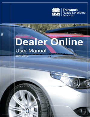 Fillable Online Motor Dealers Guide to Vehicle Registration - Roads and ...
