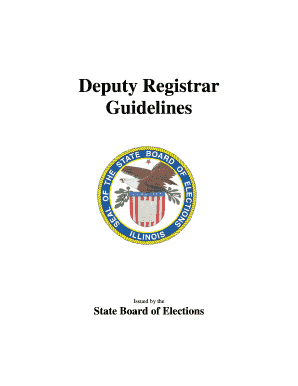 Fillable Online Deputy Registrar Guidelines. Deputy Registrar ...