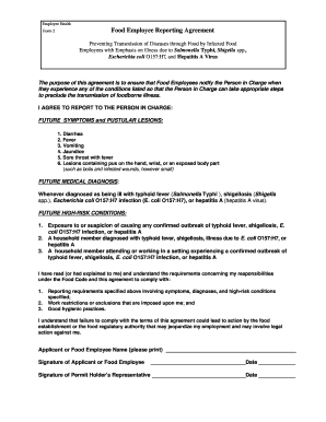Fillable Online Food Information - Form 2 Fax Email Print - pdfFiller