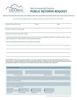 Fillable Online Records request Form-Non Commercial Fax Email Print ...