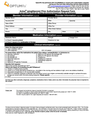 Fillable Online Prior Authorization Request Form (Page 1 of 2) Member ...