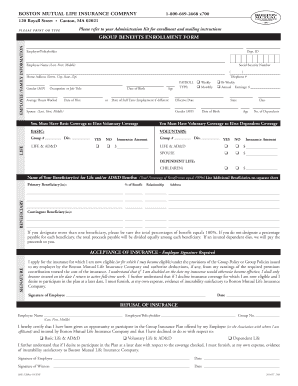 Fillable Online Group Life Insurance Certificate Change Form Fax Email ...