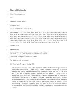 Fillable Online View Document - California Code of Regulations ...