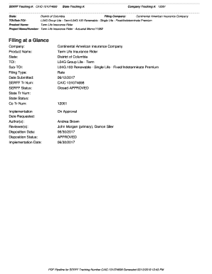 Serff Filing Access Compact - Fill Online, Printable, Fillable, Blank ...