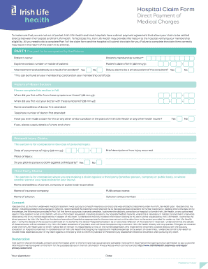 Fillable Online 05. Hospital Claim Form F05 v8 with 3mm bleed Fax Email ...