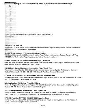 Fillable Online Sample Ds 160 Form Us Visa Application Form Immihelp ...