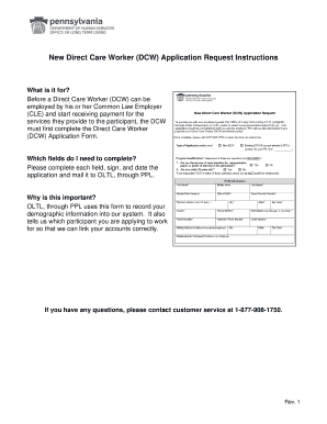 Fillable Online PA OLTL Application Request Form Instructions.docx Fax ...
