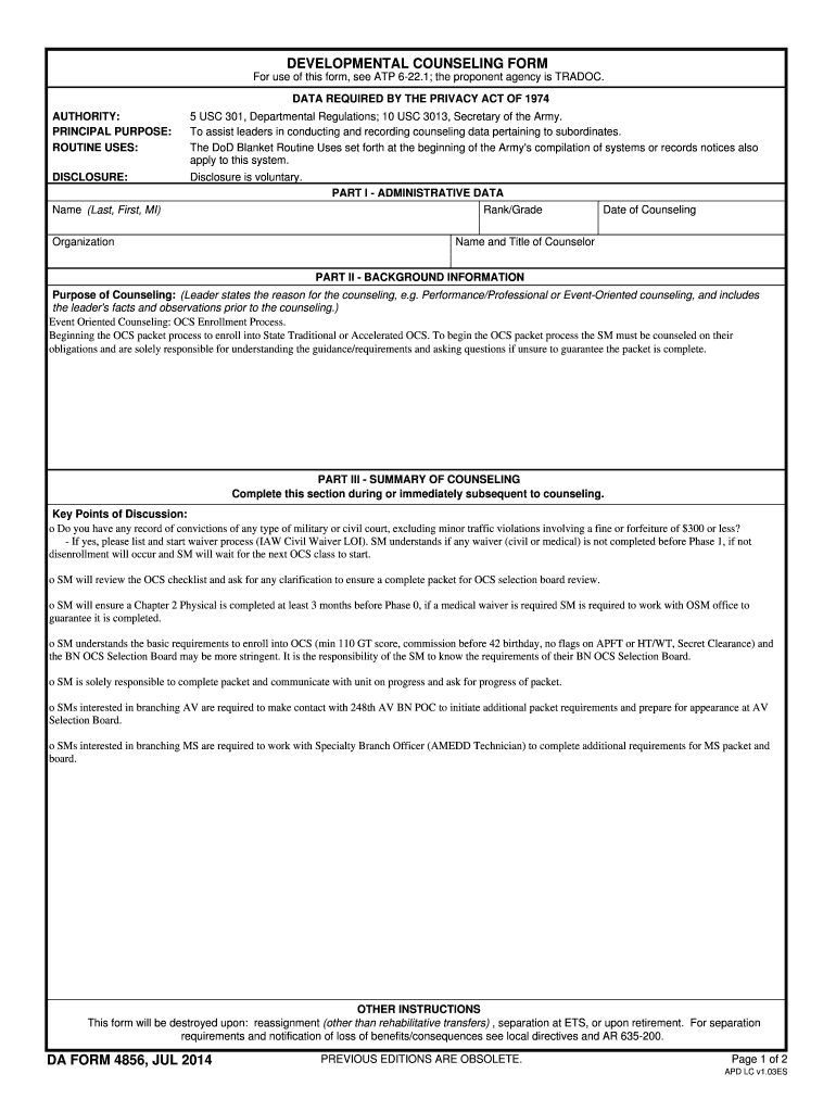 Fillable Online 21 Printable Developmental Counselling Form Templates ...