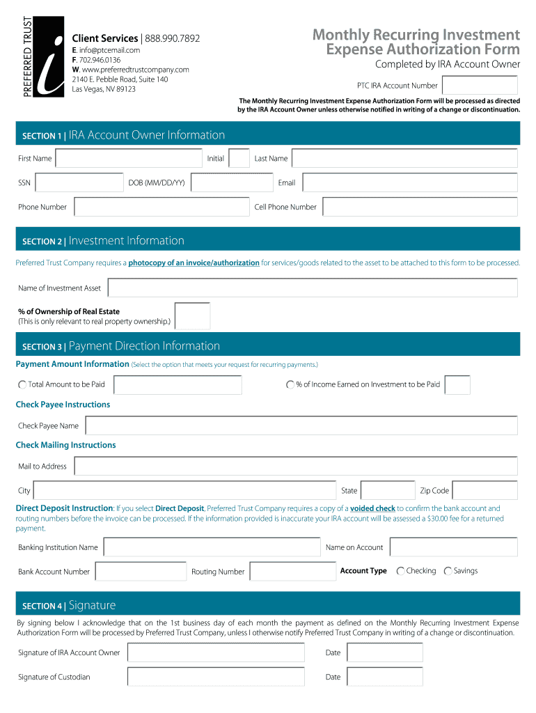 Expense Authorization Form - Fill Online, Printable, Fillable, Blank ...
