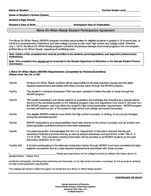 Fillable Online Sample Participation Agreement Forms - 9+ Free ...
