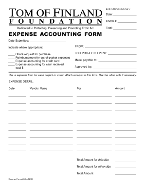 Fillable Online Expense-Form. Expense-Form Fax Email Print - pdfFiller