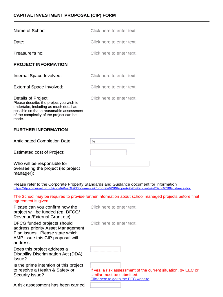 12+ Capital Investment Proposal Templates - PDF, DOCFree ... Doc ...