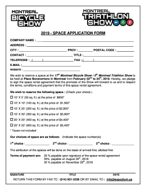 Fillable Online APPLICATION FORM 2019.doc Fax Email Print - pdfFiller
