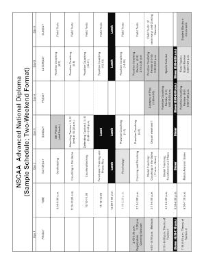 Fillable Online NSCAA Advanced National Diploma - United Soccer Coaches ...
