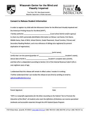 Fillable Online The Eye Spy - Wisconsin Center for the Blind and Visually Impaired Fax Email ...