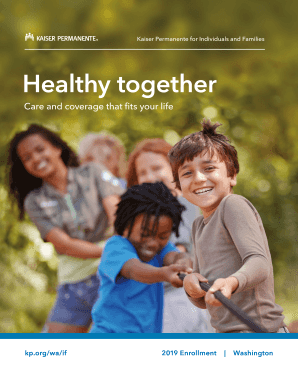 Fillable Online Kaiser Permanente Individual and Family Enrollment ...