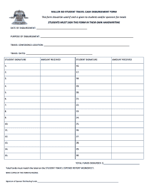 Cash Disbursement Form - Fill Online, Printable, Fillable, Blank ...