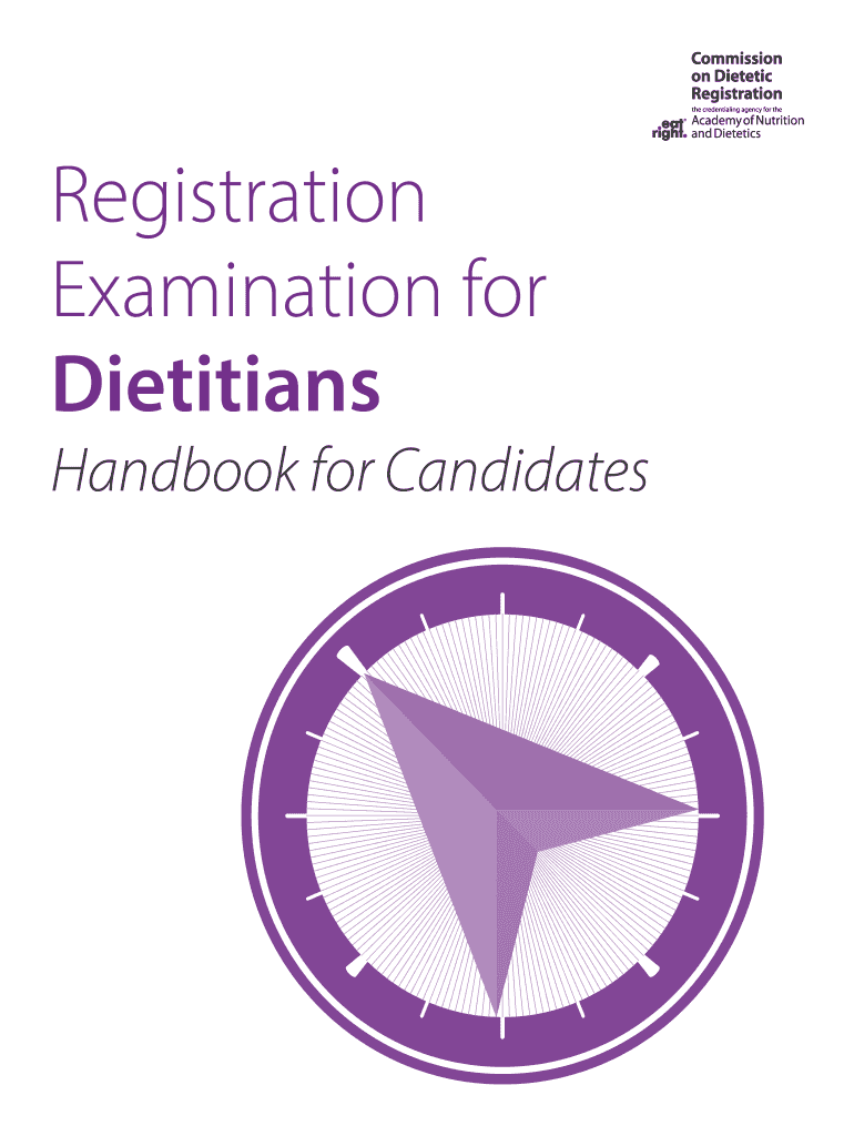 Fillable Online 2019 by the Commission on Dietetic Registration Fax ...