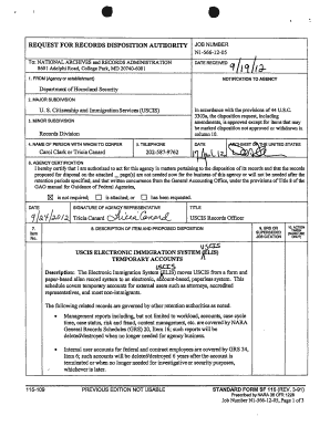 Fillable Online USCIS Electronic Immigration System (ELIS) temporary ...