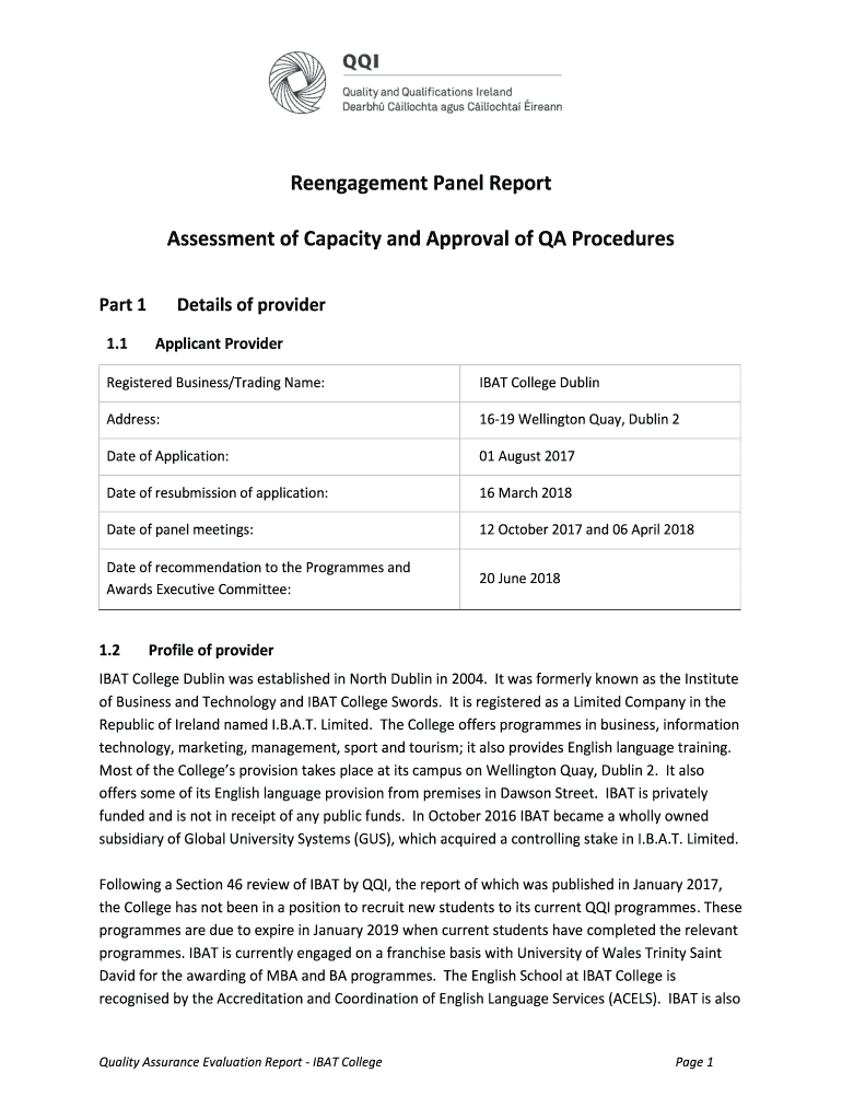 Fillable Online Reengagement Panel Report Assessment of Capacity and ...