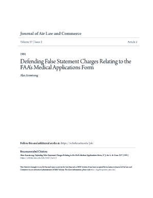 Fillable Online scholar smu Defending False Statement Charges Relating ...