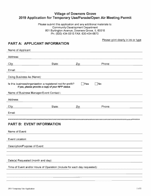 Fillable Online Building Permit Fee Schedule - Village of Downers Grove ...