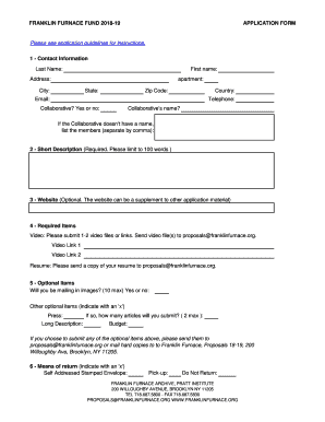 Fillable Online Please see application guidelines for instructions Fax ...