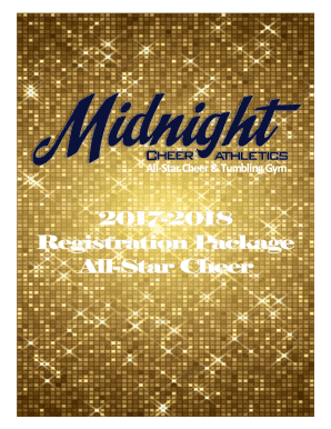 Fillable Online Page 1 - Midnight Cheer Fax Email Print - pdfFiller