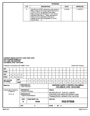 Fillable Online Mil Specs & Drawings - Defense Logistics Agency Fax ...