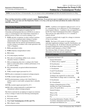 Fillable Online Instructions Instructions for Form I-129, Petition for ...