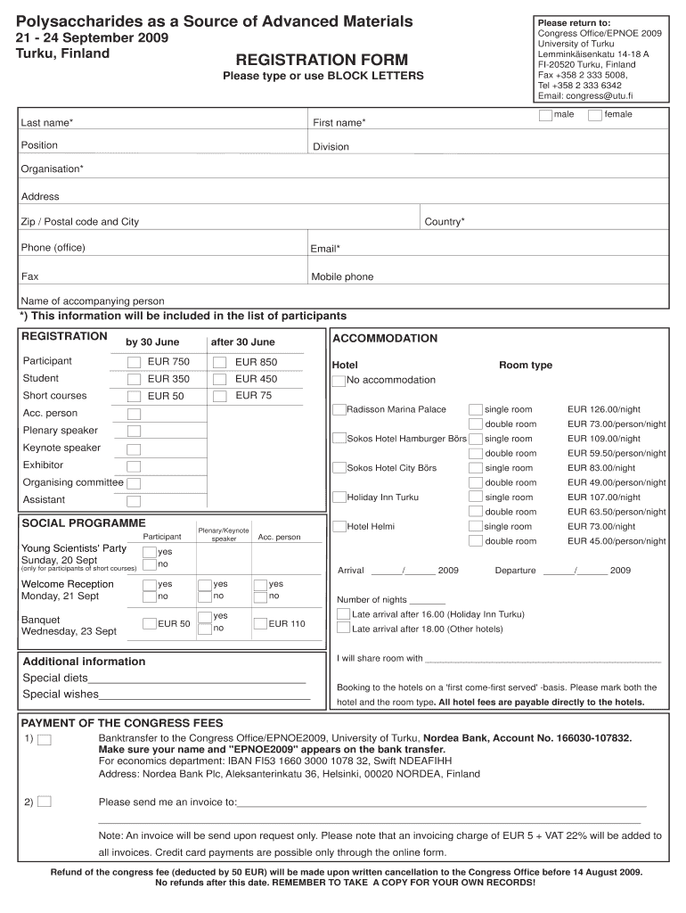 Fillable Online congress utu Polysaccharides as a Source of Advanced Materials - congress utu ...