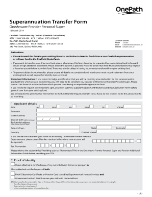 Fillable Online OneAnswer Frontier Personal Super Fax Email Print ...