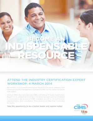 Fillable Online INDISPENSABLE RESOURCE - ISSA Fax Email Print - pdfFiller