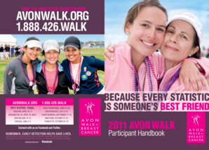 Fillable Online walk avonfoundation AVONWALKORG 1888426WALK - Avon Walk ...