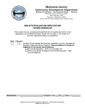 Fillable Online skamaniacounty Site Evaluation Application - Skamania ...