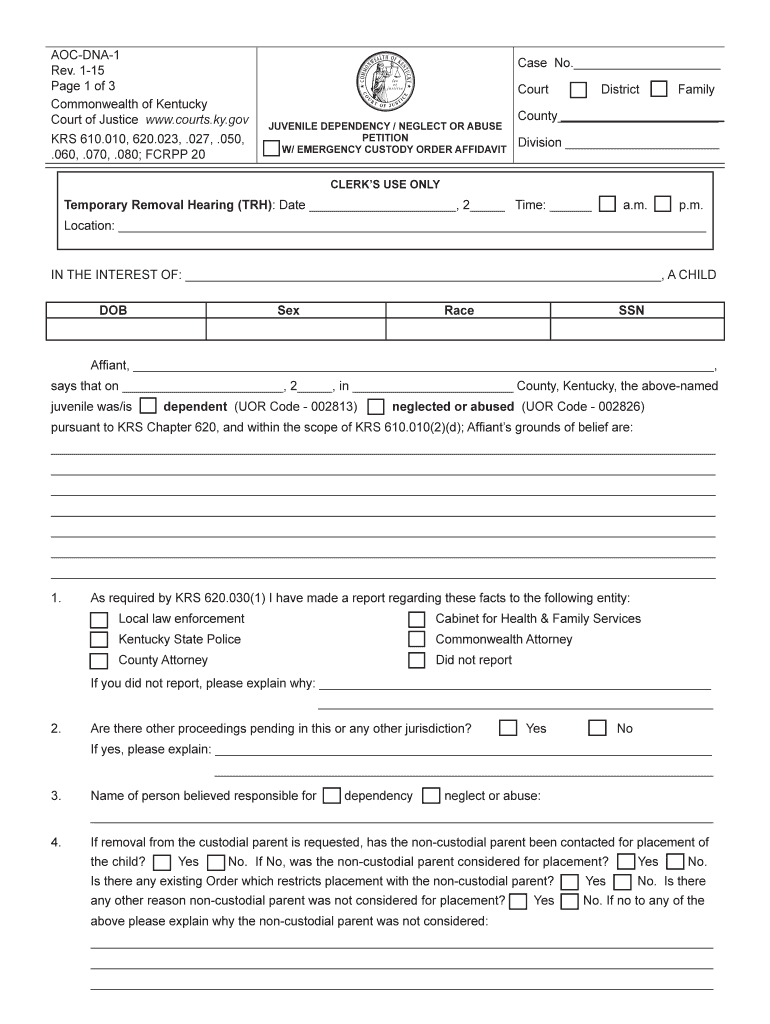 How To File For Custody In Ky Without A Lawyer Fill Out Sign Online 