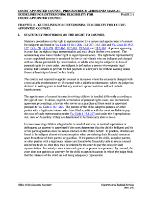 Fillable Online courts state va COURT-APPOINTED COUNSEL PROCEDURES ...