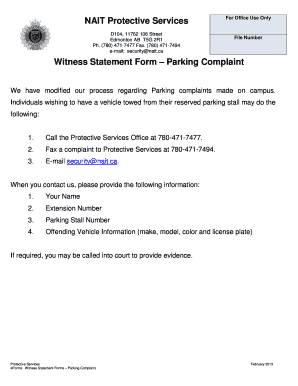 Nait Protective Services - Fill Online, Printable, Fillable, Blank | pdfFiller