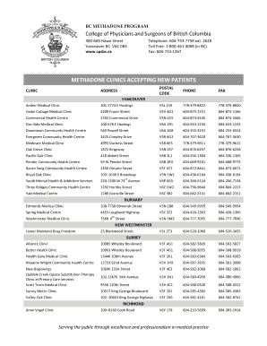 Fillable Online cpsbc CLINICS ACCEPTING NEW PATIENTS - College of bb ...