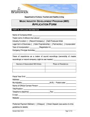 Fillable Online pxw1 snb APPLICATION FORM - Service New Brunswick Fax Email Print - pdfFiller