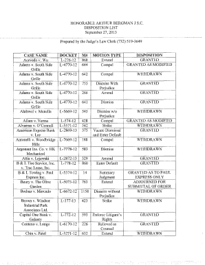 Fillable Online judiciary state nj HONORABLE ARTHUR BERGMAN JSC ...