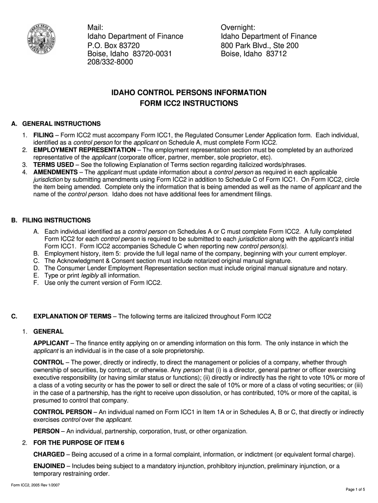 Form icc2: Fill out & sign online | DocHub