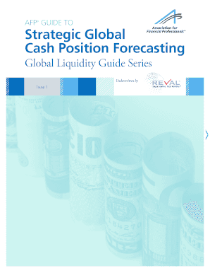Fillable Online Strategic Global Cash Position Forecasting - Treasury ...