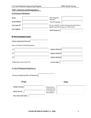 Fillable Online cs uic Civil and Materials Engineering - University of Illinois at Chicago Fax ...