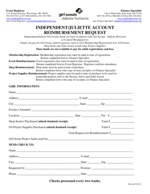 Fillable Online gsdakotahorizons Region/troop sponsorship agreement ...