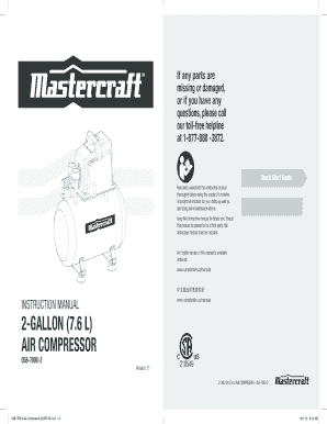 Mastercraft Air Compressor Parts List | Reviewmotors.co