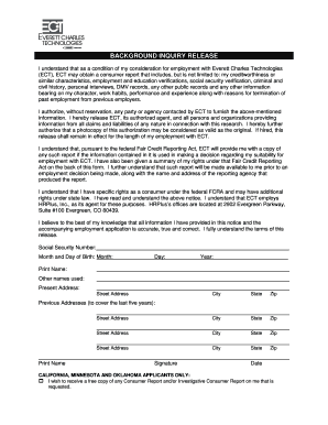 Fillable Online AP - Background Inquiry Release Form 6-07.doc Fax Email ...