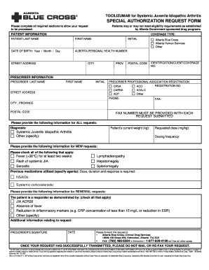 Fillable Online PLEASE SIGN AND THEN FAX OR MAIL TO ALBERTA BLUE CROSS AT THE ADDRESS LISTED ...