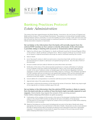 Fillable Online Banking Practices Protocol Fax Email Print - pdfFiller