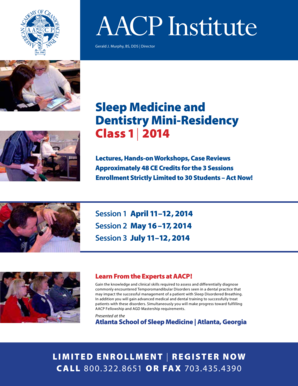 Fillable Online aacfp AACP Institute - American Academy of Craniofacial ...